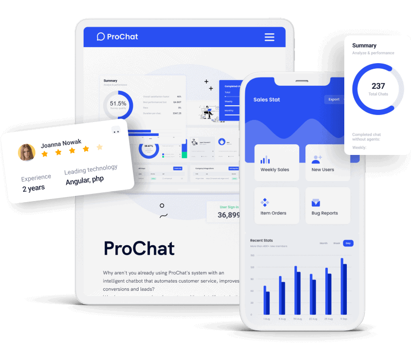 ProChat a chatbot platform - Case study | createIT