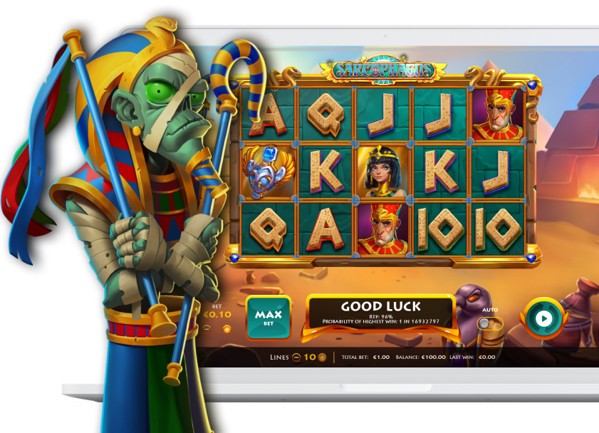 Modern slot game Sarcophagus - Case study - createIT
