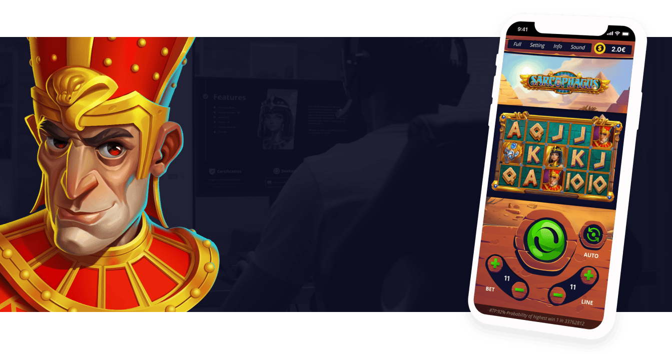 Modern slot game Sarcophagus - Case study - createIT