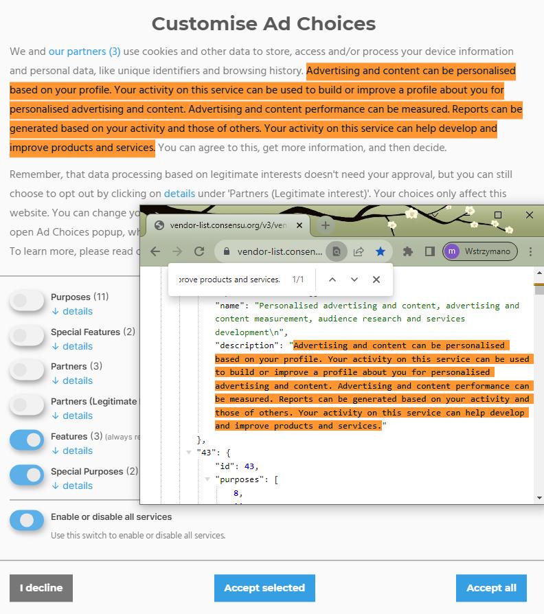 Designing a cookie consent modal certified by TCF IAB - createIT Designing a cookie consent modal certified by TCF IAB - createIT